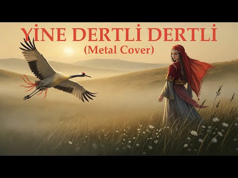 Karac'oğlan - Yine Dertli Dertli | Metal Cover | Anatolian Folk | AI Music