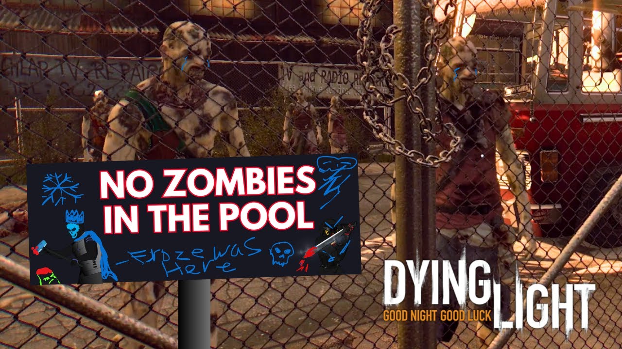 Zombie Bashing Pool Party - Dying Light Ep.3 - YouTube