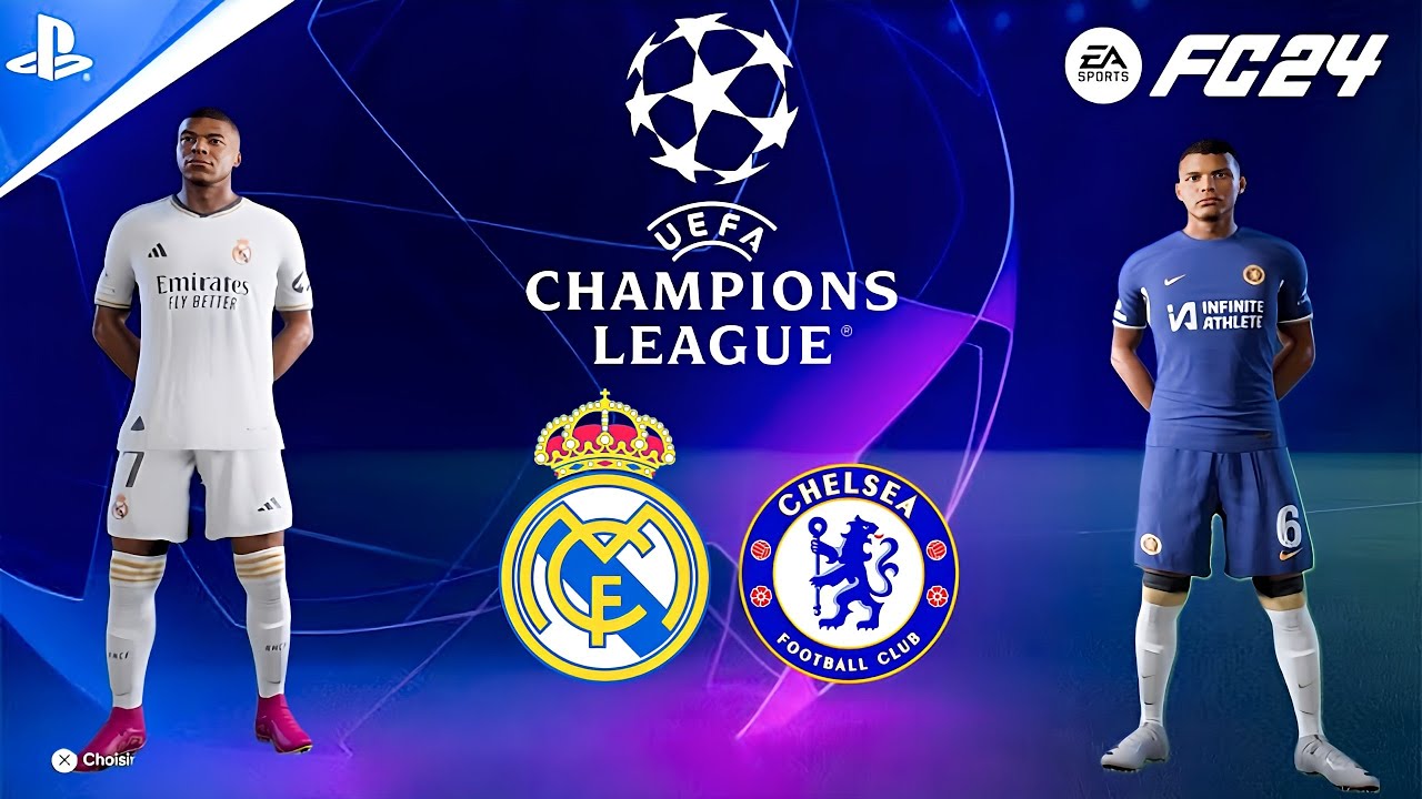 FC 24 - Real Madrid VS Chelsea | UEFA Champions League Full Match | PS4 ...