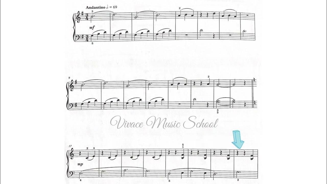 ABRSM Grade 1 Piano Exam(2023-2024) B2: A Morning Sunbeam - YouTube