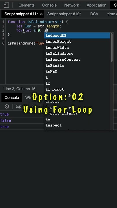 Most asked Question Palindrome Function Using Javascript | Interview Question | Javascript ...
