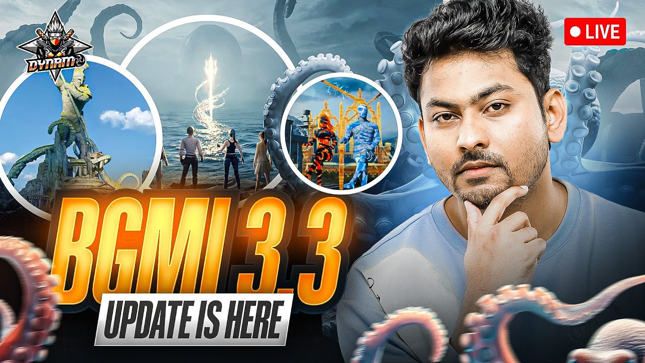 🔴 BGMI 3.3 OCEAN UPDATE IS HERE | EXPLORE WITH DYNAMO - YouTube