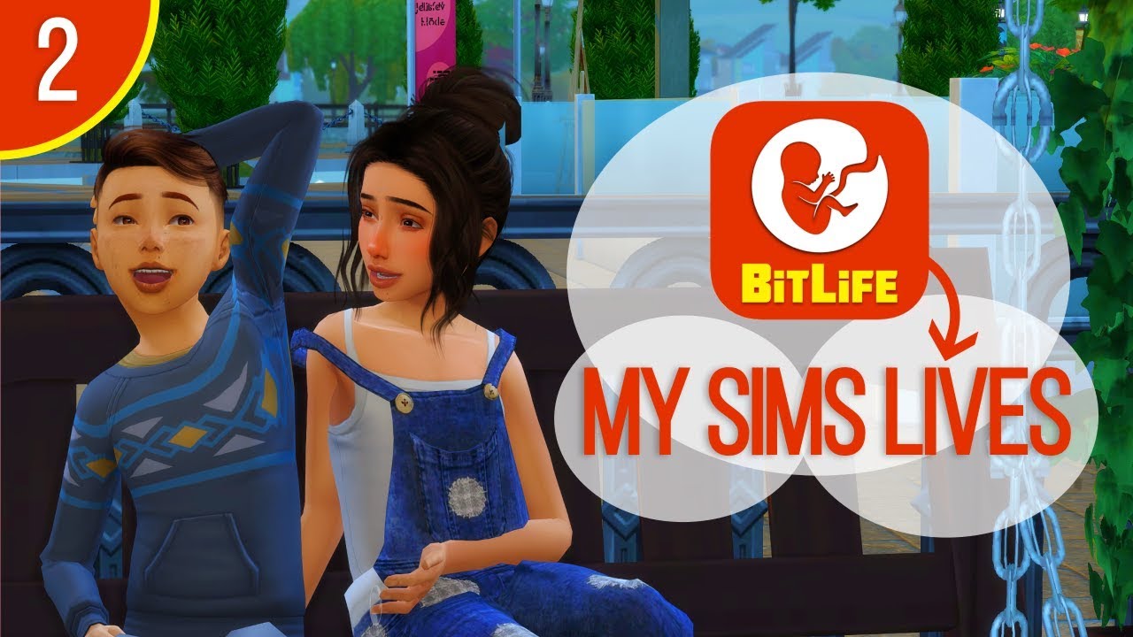 BITLIFE CONTROLS MY SIMS📱 | PART 2 | MY FIRST KISS💋 | - YouTube