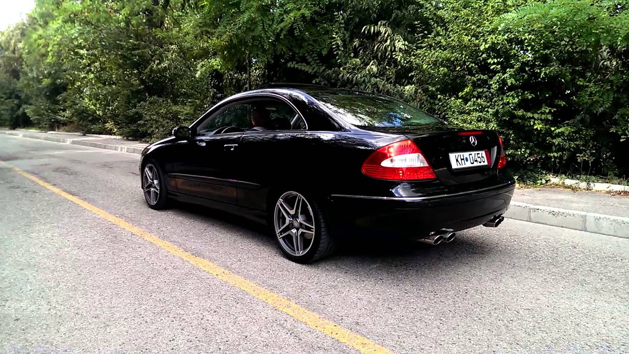 Clk 350 AMG exhaust - YouTube