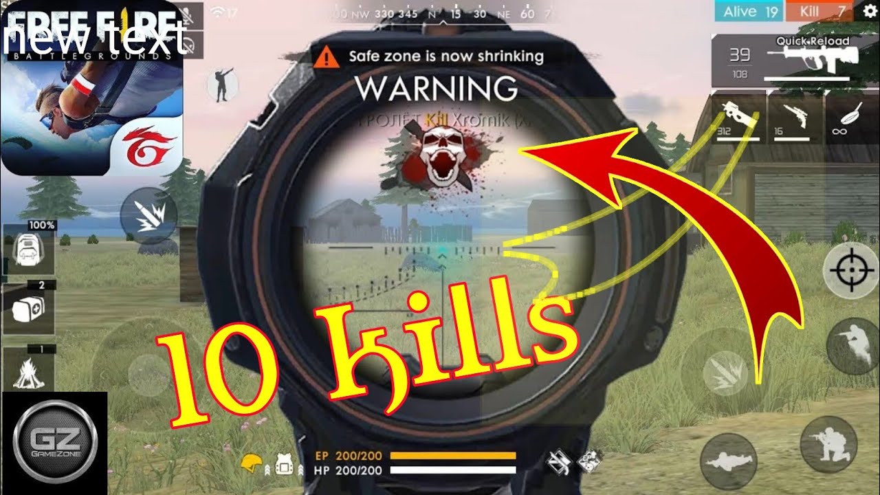 🔴 10 Kills ~ Squad match ~ Free Fire Gameplay ~ Gaming Zone - YouTube
