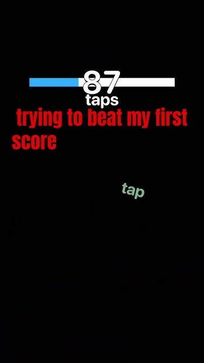 trying to beat my first score - YouTube