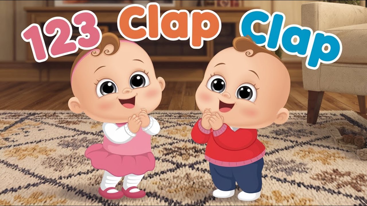 123 Clap Clap Song | Toddler Songs | Singalong | Kids Songs | Nursery ...
