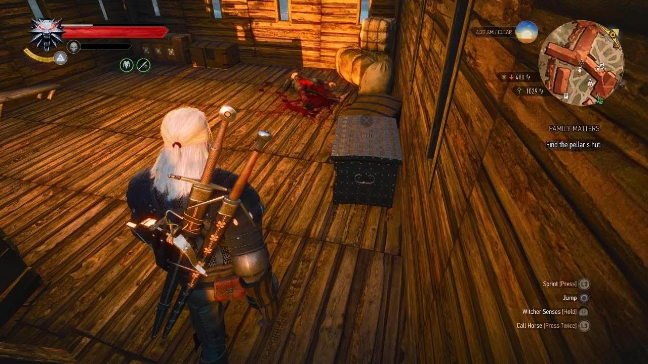 The Witcher 3: Wild Hunt, secret room in tower - YouTube