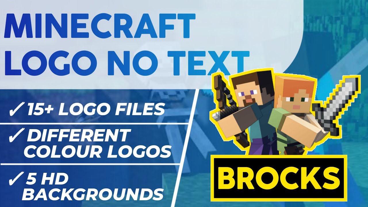 Minecraft Logo No Text | Minecraft Logo Pack - YouTube