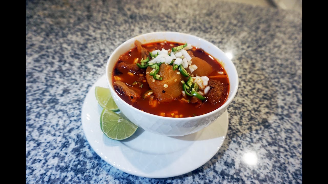Menudo Rojo Con Pata - YouTube