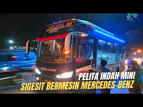 Bus Mini rasa balap!! Pemangsa truk dan bus di kemacetan