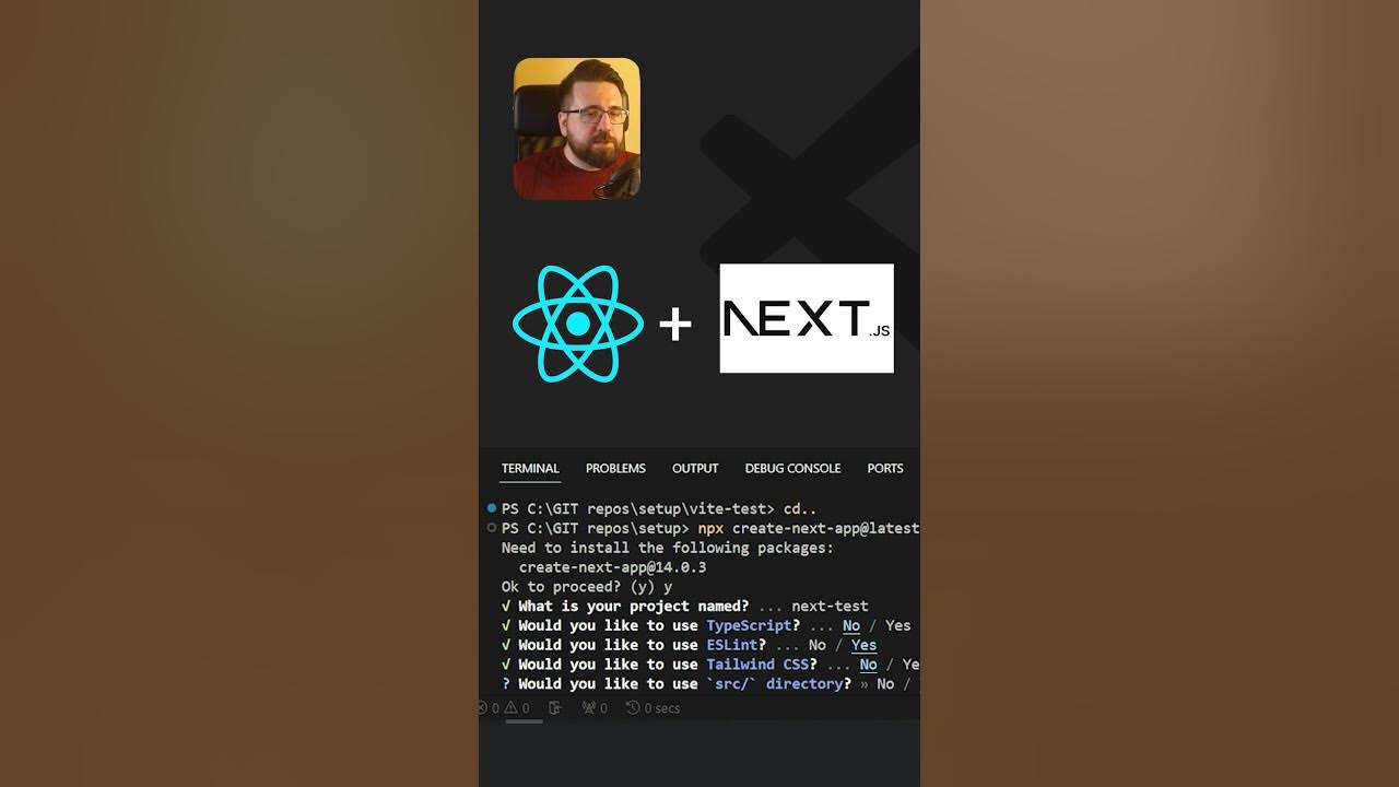 How to Create a React App with Next.js (without create-react-app) - YouTube