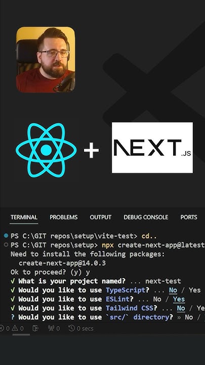 How to Create a React App with Next.js (without create-react-app) - YouTube