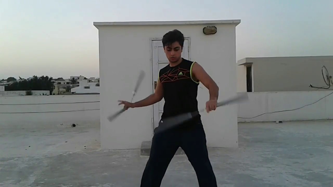 Opposite Hand Rolls- Double Nunchaku Tutorial - YouTube