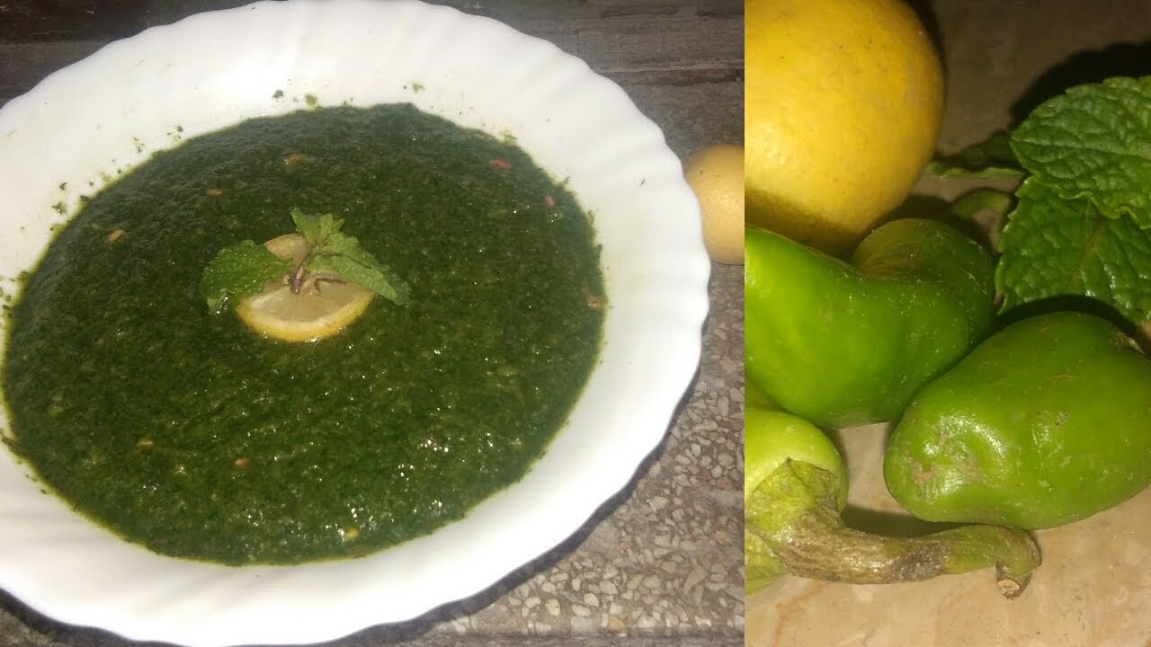 Chatni recipe/hari chatni recipe /by kitchen time - YouTube