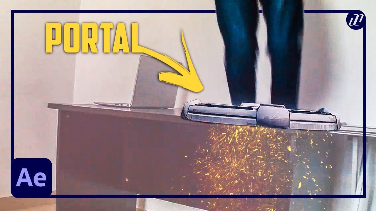 How to jump into a Portal EASILY using After Effects - YouTube