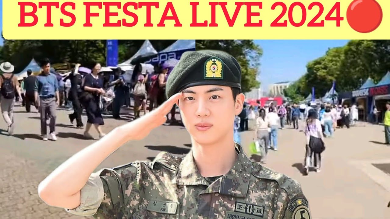 BTS FESTA PARK 2024🎉🥳HAPPY 11TH ANNIVERSARY BTS 💜💐| JIN HUG EVENT 💞🥰 ...