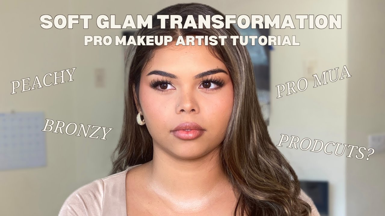 Soft Glam for Makeup Artists | How to Achieve a Soft Peachy Bronze Look (Full Tutorial) - YouTube