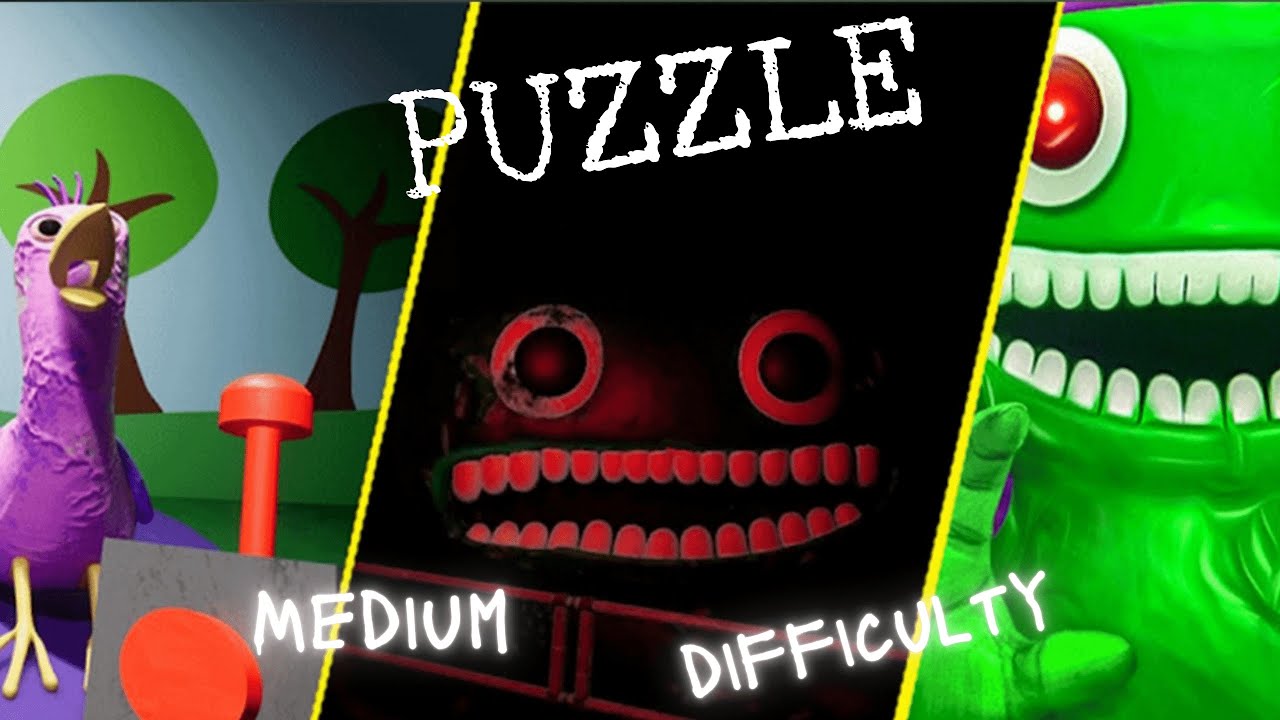 Puzzle Garten of Banban. Fold Jumbo Josh and Opila Bird. Medium ...