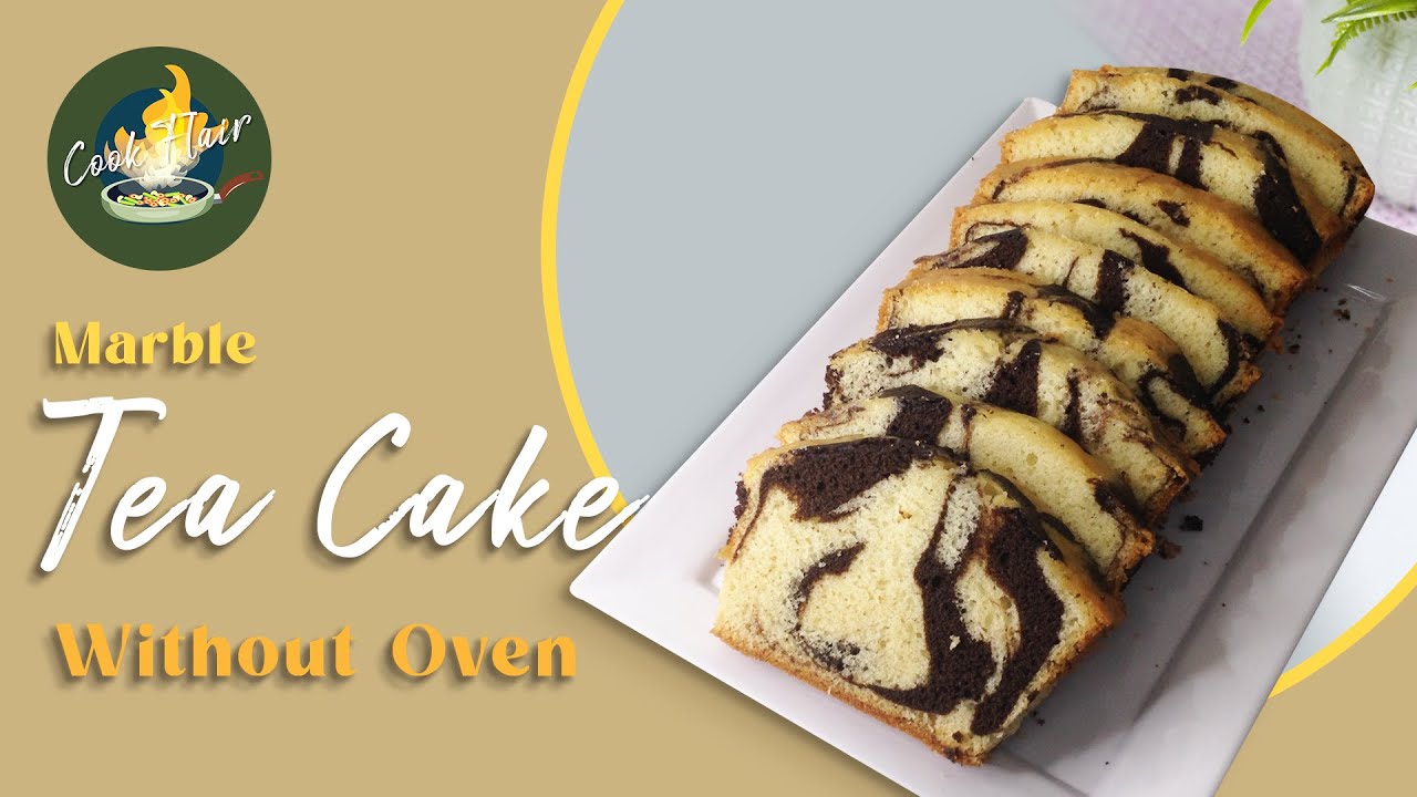Marble Cake Recipe Without Oven | Tea Cake Recipe | How to Make ...