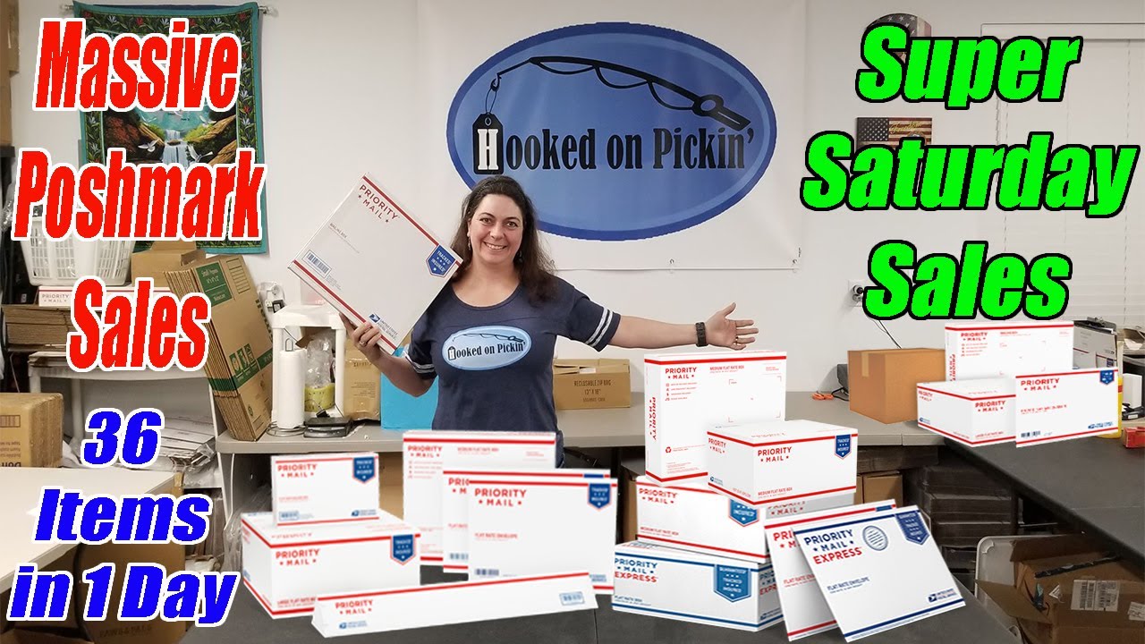 Poshmark Sales! 36 items in 1 day! How did I do it!? I share my step-by ...