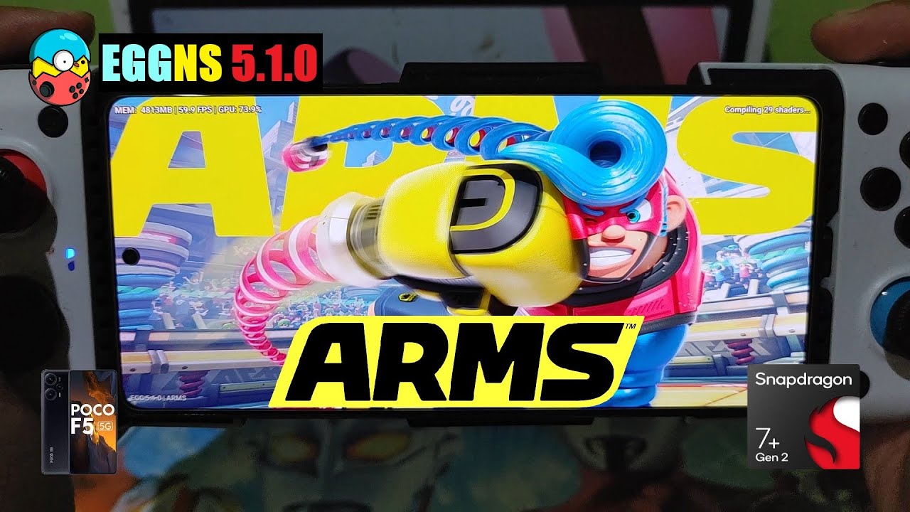 Arms II Egg NS 5.1.0 POCO F5 Snapdragon 7+ Gen 2 - YouTube
