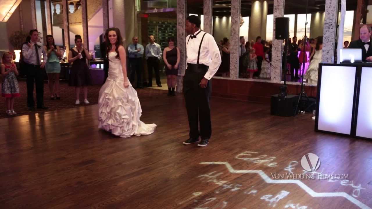 Surprise Choreographed First Dance at Wedding - YouTube