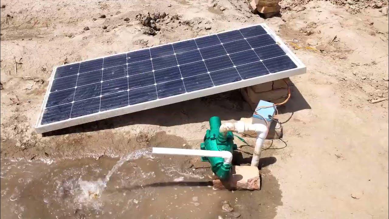 Solar 12v Water Pump Installation With Borewell Drilling 150 Watt Solar Panel 12v 12Amp Battery ...