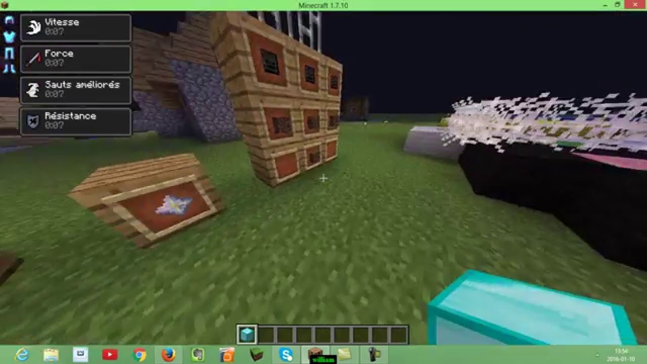 comment faire un bicone sur minecraft Screen Stream - YouTube