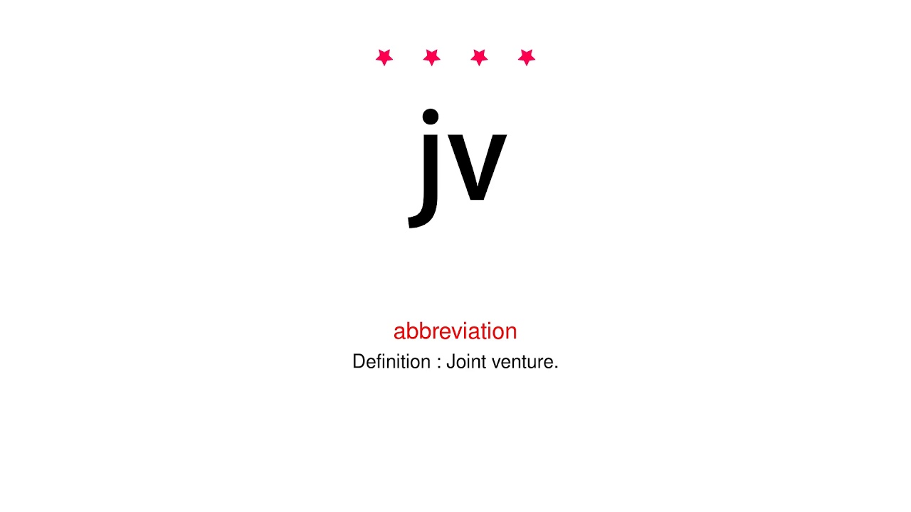 How to pronounce jv - Vocab Today - YouTube