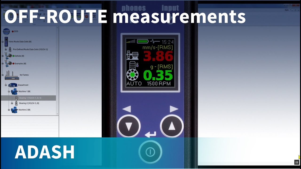 Adash DDS tutorial 08 - How to save off-route measurements - YouTube