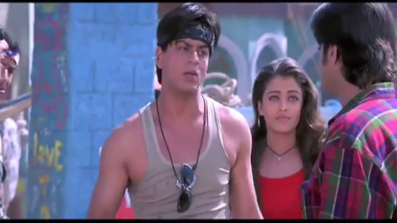 SRK Atittude in Josh movie - YouTube