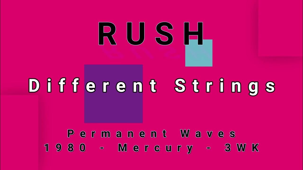 RUSH-Different Strings (vinyl) - YouTube