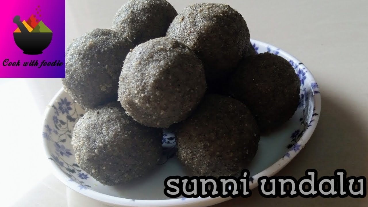 sunniundalu||urad dal laddu||minapa sunni undalu - YouTube