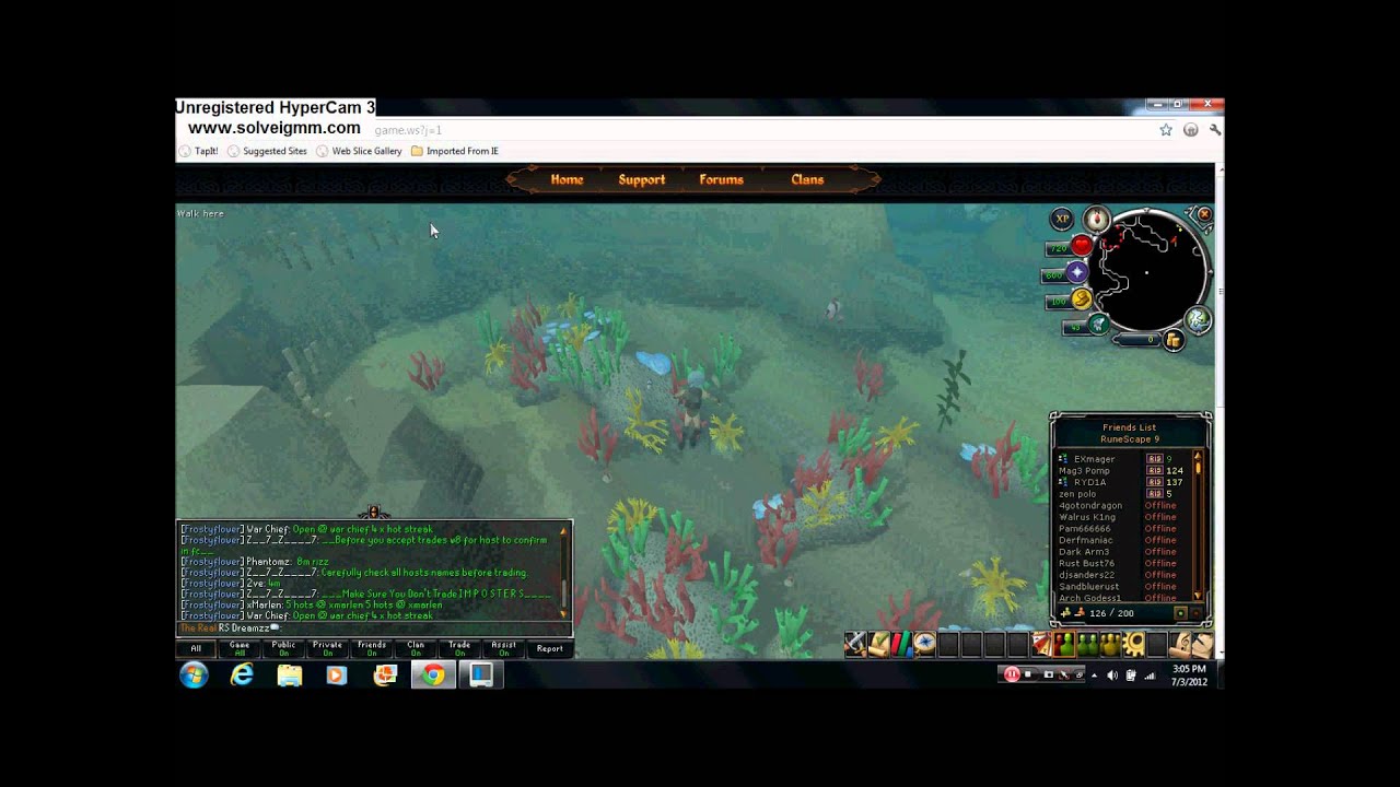 How to get a pet Rock Crab on Runescape - YouTube