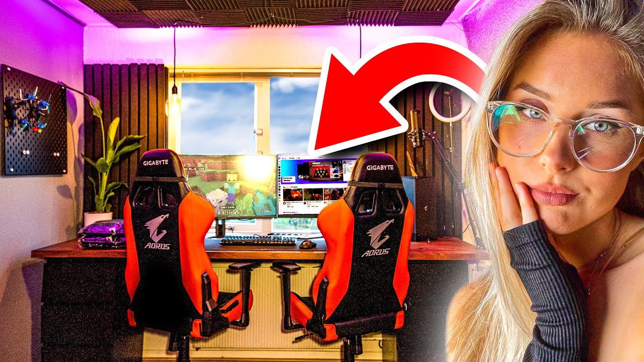 GAME KAMER BOUWEN VOOR VRIENDIN! - YouTube