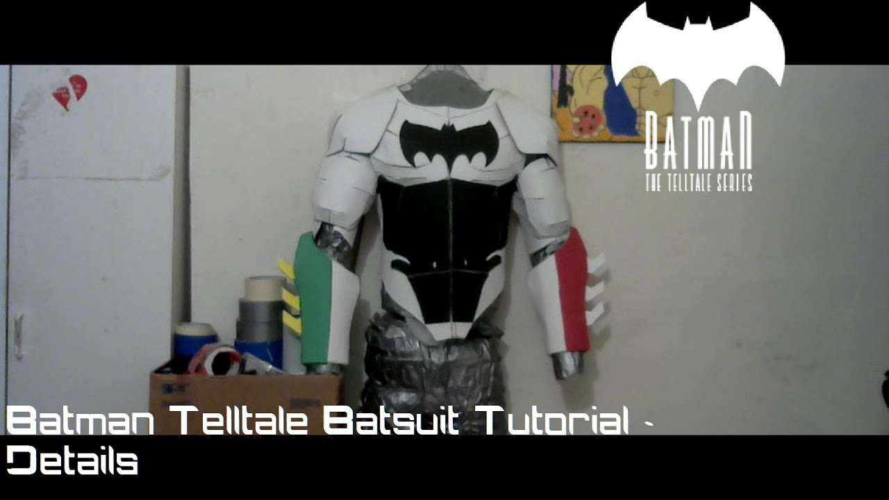 Batman Telltale Batsuit : Adding Details - YouTube