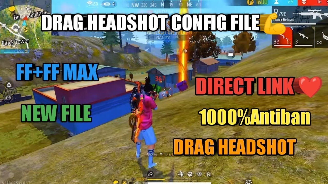 Free Fire Drag Headshot File ⚡ New Version for FF And FF MAX 200 ...
