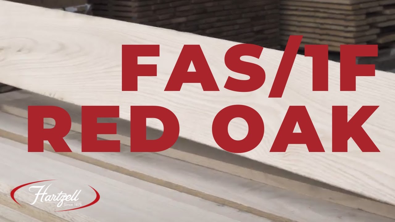 Hartzell Hardwoods Product Highlight: FAS/1F Red Oak - YouTube