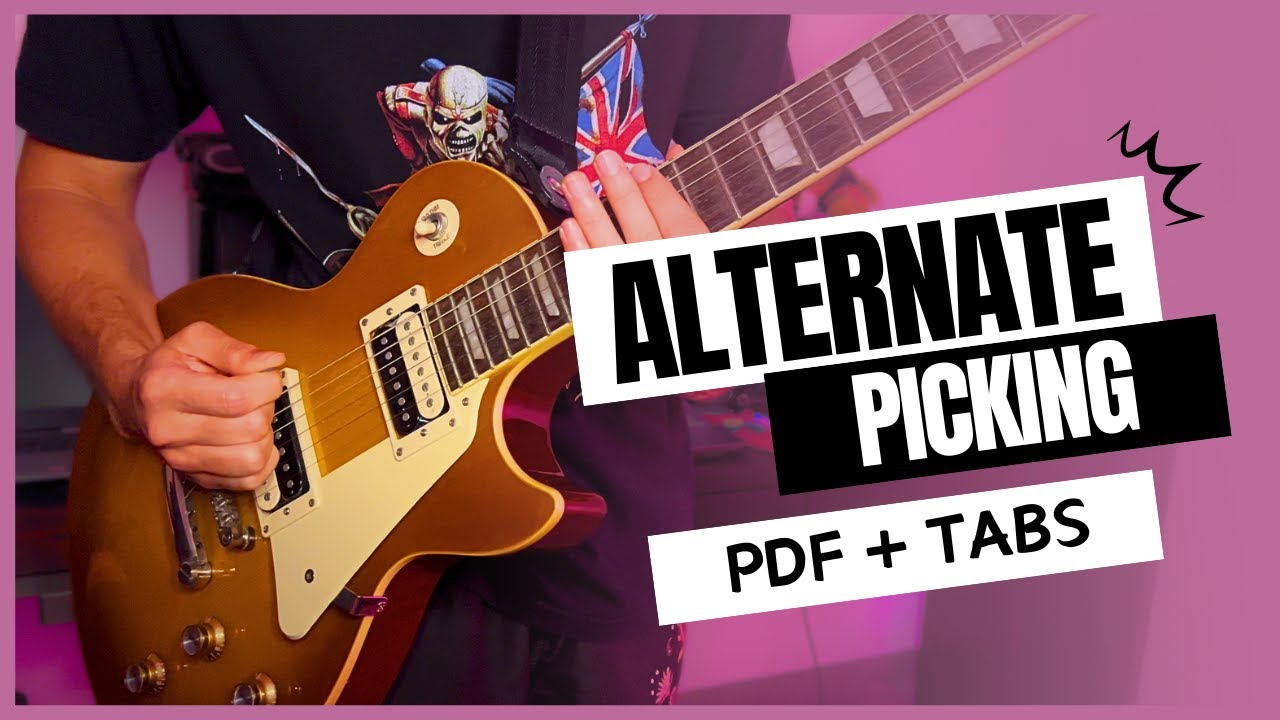 Alternate Picking Technique Explained | Guitar Lesson (PDF + TABS) - YouTube