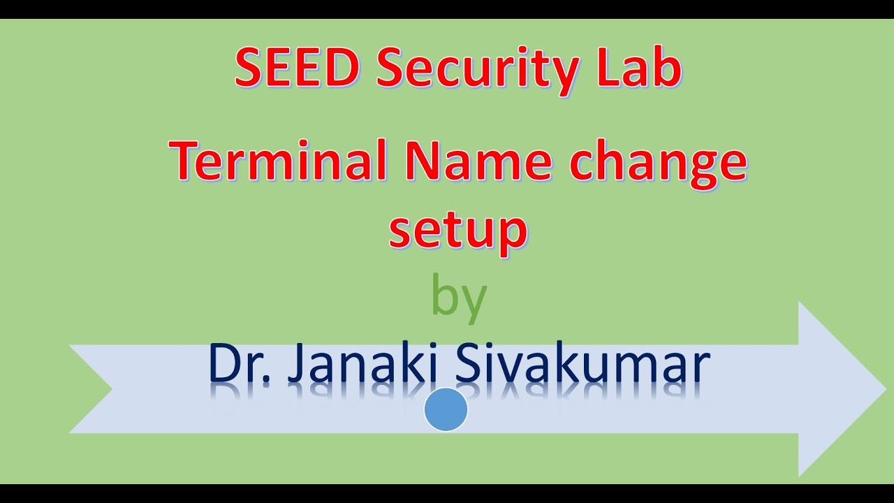 Change Terminal Name In SEED Lab Setup YouTube change-terminal-name-in-seed-lab-setup-youtube