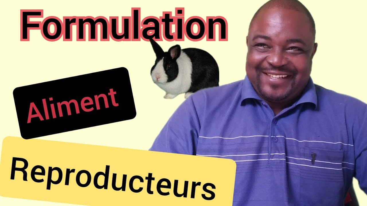 Voici une bonne formulation d'aliment reproducteurs pour vos lapins😎 ...