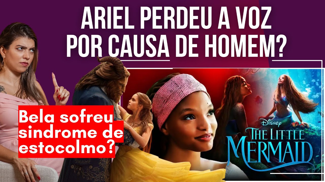 Ariel preta, filme ruim,perdeu a voz pelo príncipe ? Bela, Disney ...