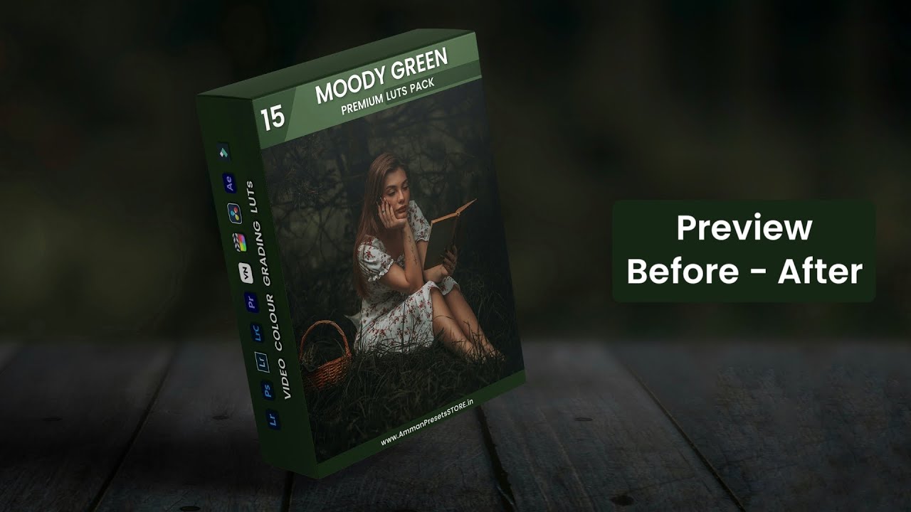 15 Moody Green Video LUTs Pack - AmmanPresetsSTORE.in | Moody Green ...