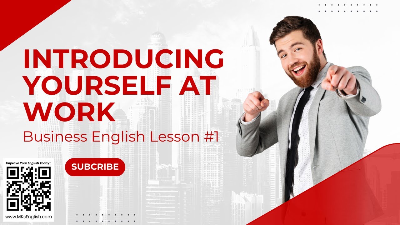 Introducing Yourself at Work | Business English Lesson #1 - YouTube
