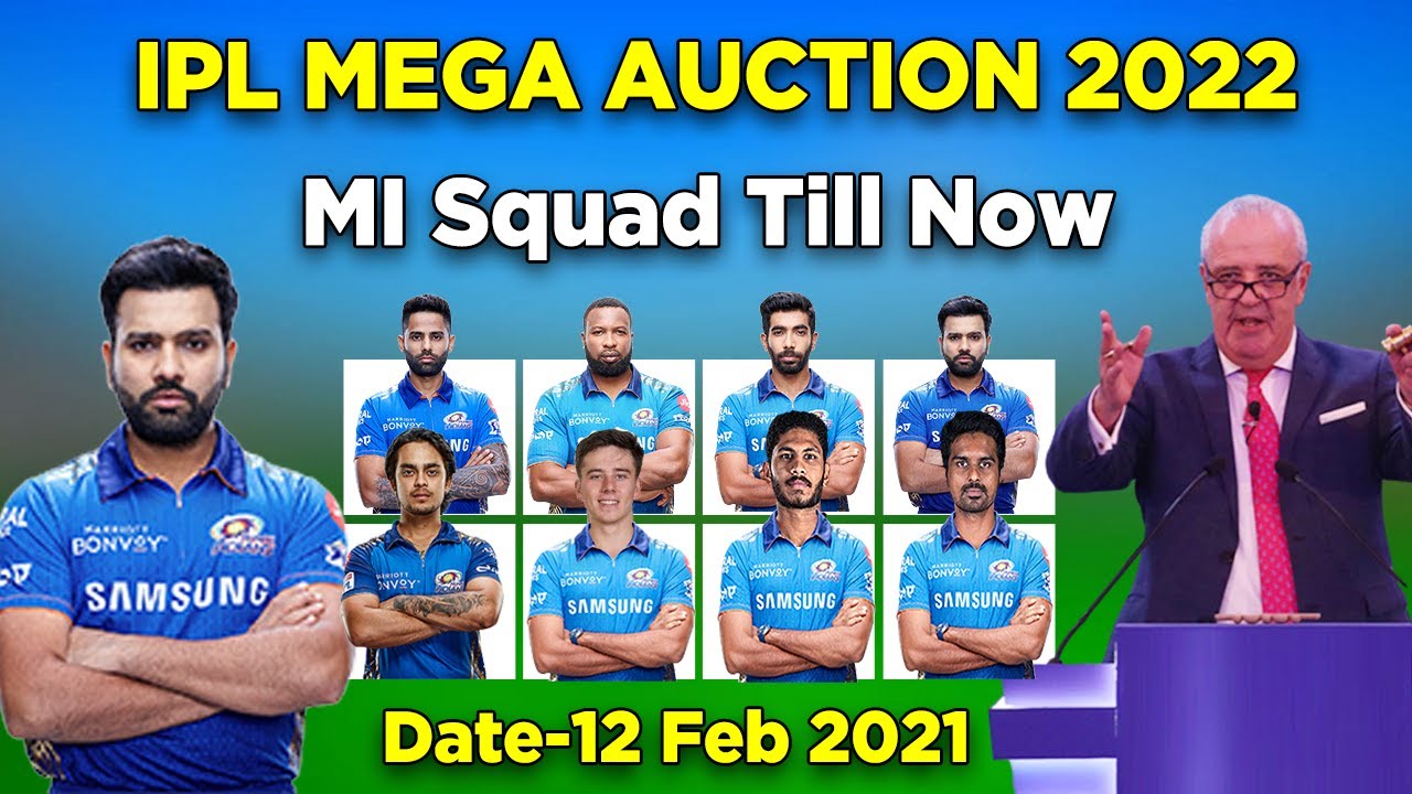 IPL 2022 | MI Squad Till Now | IPL 2022 Mumbai Indians Full Squad - YouTube