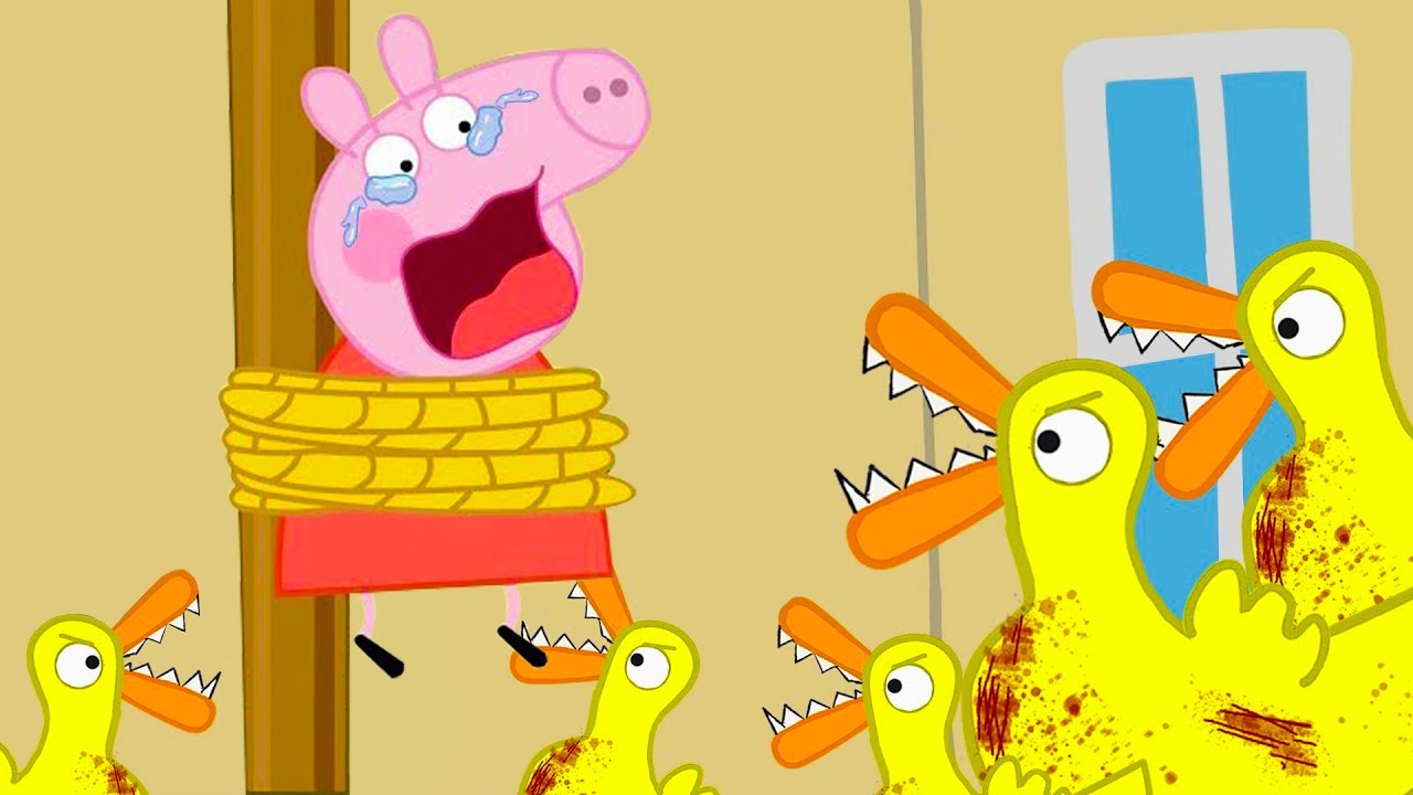 Duck Zombie Attack, Rescue Peppa Pig | Peppa Pig Funny Cartoon - YouTube
