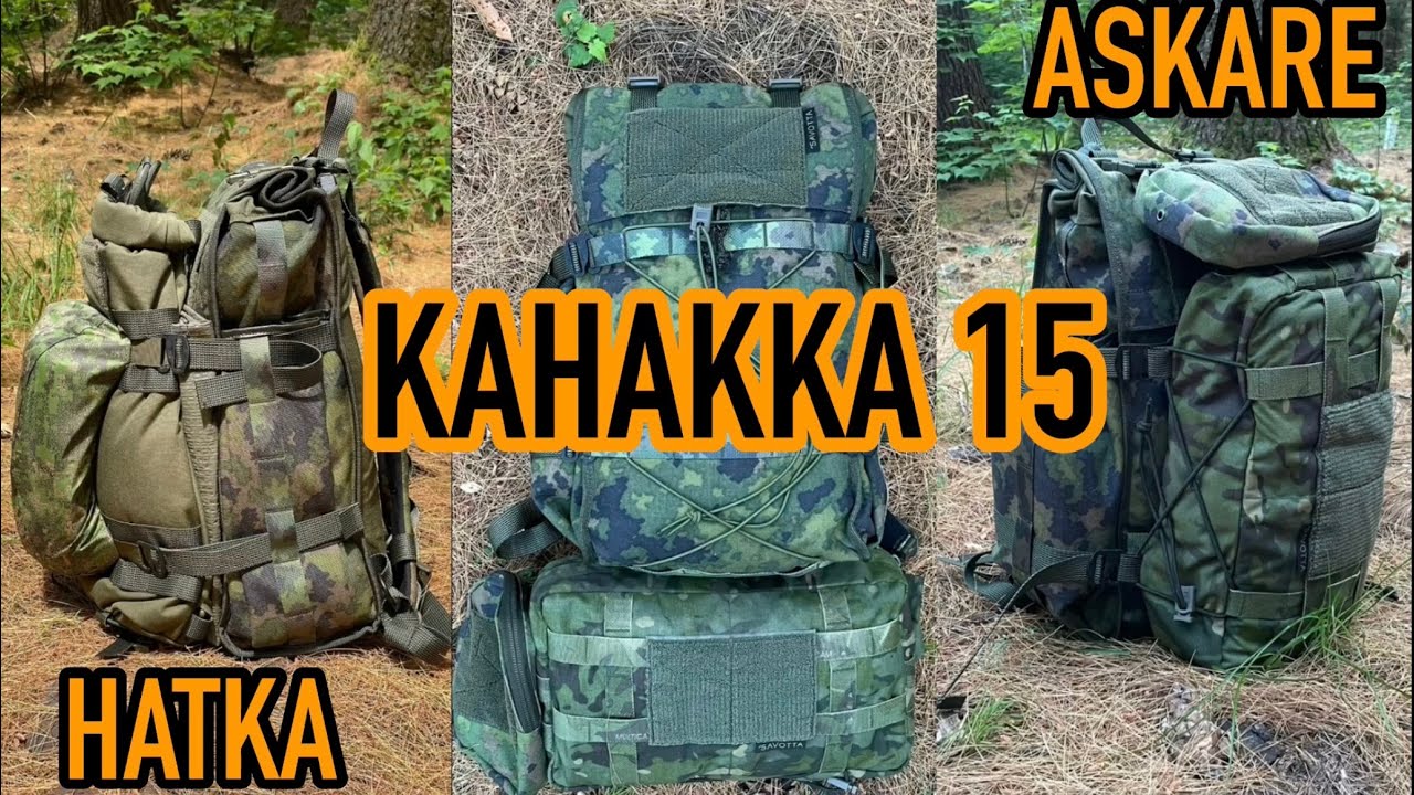 SAVOTTA KAHAKKA 15 + ASKARE & HATKA #savotta #varusteleka #kahakka ...