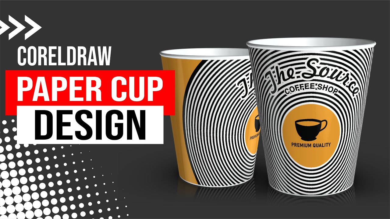 Create Stunning Paper Cup Sleeves in a Snap with CorelDraw! - YouTube