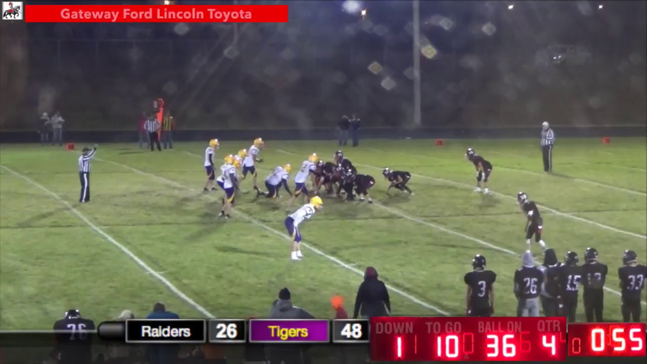 Lyman Raiders vs New Underwood Tigers - YouTube